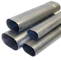 China High Strength Carbon Steel Oval Tube For Greenhouse Frame Agricultural Support Elliptical Pipe for sale
