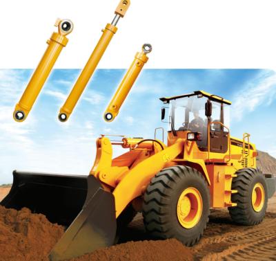 China Shock Resistant Wheeled Excavator Hydraulic Cylinder Boom Arm Bucket Parts for sale