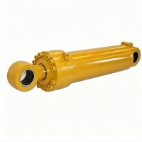 China Heavy Duty Shock Resistant Aerial Lift Hydraulic Cylinder, Reinforced End Cap For Outdoor Mining Construction for sale