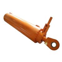 China Heavy Duty Shock Resistant Aerial Lift Hydraulic Cylinder, Reinforced End Cap For Outdoor Mining Construction for sale