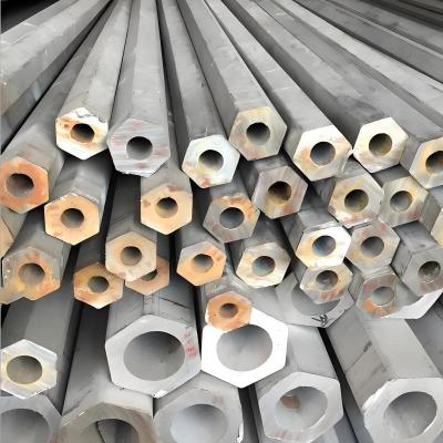 China Carbon Steel Hexagonal Tube Custom Size Hollow Hexagonal Steel Tube For Mechanical Engineering for sale