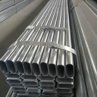 China Carbon Steel Elliptical Hollow Section Custom Size Oval Steel Tube For Fitness Equipment & Mechanical Frames for sale
