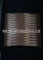 China Customized Aluminum Flat Top Straight Fin With Adjustable Pitch And Stroke for sale
