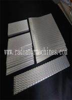 China Customized Fin Pitch Aluminum Stamped Radiator Fins Stroke To Buyer Specs for sale