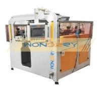 China Servo Type Plastic Tank Crimping Machine with 1050mm Core Height and 3200kg Weight for Aluminum Radiators for sale