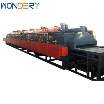 China WONDERY Continuous Support Roller Hardening Mesh Belt Furnace with 200kg/hour Productivity and PID Temperature Regulation for sale