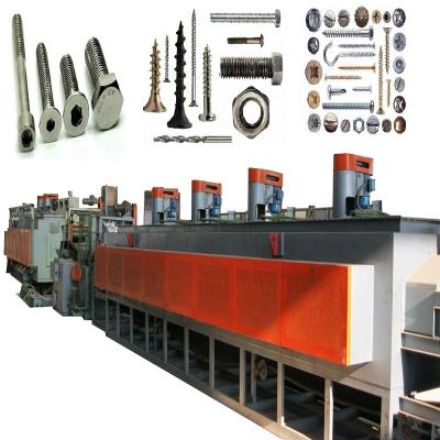 China 100kg/hour Electric Continuous Mesh Belt Quenching Tempering Furnace with Accurate Temperature Control and PID Regulation for sale