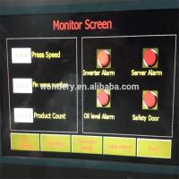 China 120 SPM Automatic Radiator Flat Top  Wavy Fin Making Machine for sale