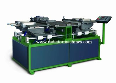 China Auto Aluminum Radiator Core Builder Machine Pneumatic Semi Automatic 1 Row for sale