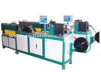 China Plate Type Copper Fin Radiator Making Machine 40 M/min Feeding Speed for sale