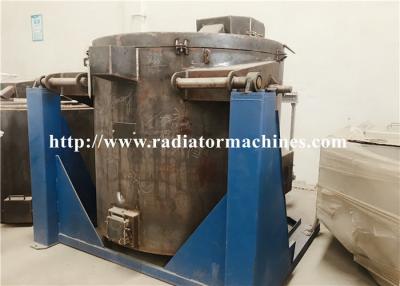 China 1000kg Aluminum Titling Electric Crucible Melting Furnace 1.7*1.6*1.4m Dimension for sale
