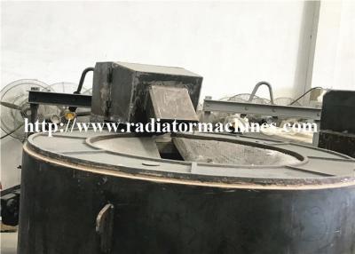 China Stationary Oil Fired Metal Melting Furnace Aluminum 100KG for sale