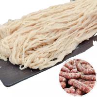 China Ham Type 20/22mm Natural Salted Sheep Casing High Elasticity for sale