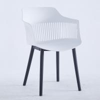 China Contemporary Grey Plastic Dining Chairs for Home and Office for sale