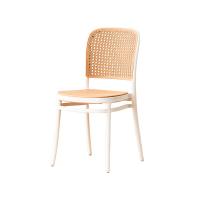 China Modern Plastic Dining Chair - Rattan Style for Home and Commercial Use for sale