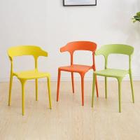 China Adjustable Stackable PP Plastic Dining Chairs OEM for sale
