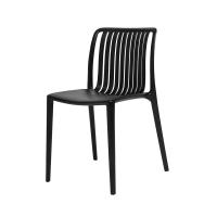 China Modern Olive PP Plastic Dining Chair with L-Shape Design for sale