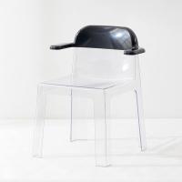 China Clear Acrylic Dining Chair for Hotels and Banquets 60.5x55x76cm for sale