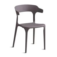 China Waterproof Stackable Plastic Dining Chair for Commercial Use for sale