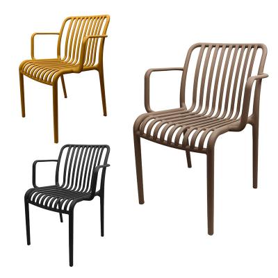 China Modern Stackable PP Plastic Dining Chair for Home and Commercial Use for sale