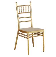 China Golden Metal Frame Chiavari Banquet Chair for Restaurants for sale