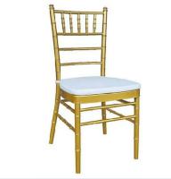 China Golden Metal Frame Chiavari Banquet Chair for Restaurants for sale