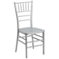 China White Plastic Chiavari Banquet Chair Hotel Furniture 41x38x90cm for sale