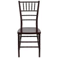 China White Plastic Chiavari Banquet Chair Hotel Furniture 41x38x90cm for sale