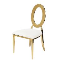 China Golden Stainless Steel Banquet Chair for Hotels Restaurants for sale