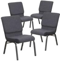 China Stackable Fabric Church Chairs Custom Color 50PCS MOQ for sale