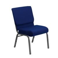 China Commercial Stacking Church Chairs Metal Frame Padded Theater Seating for sale