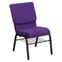 China Stackable Metal Church Chairs with Sponge Padding for Auditoriums for sale