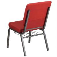China Stackable Metal Church Chairs with Sponge Padding for Auditoriums for sale