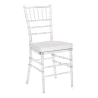 China White Chiavari Chair Plastic Stackable Banquet Hotel Furniture for sale