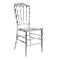 China White Chiavari Chair Plastic Stackable Banquet Hotel Furniture for sale