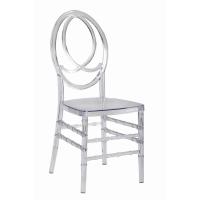 China White Chiavari Chair Plastic Stackable Banquet Hotel Furniture for sale