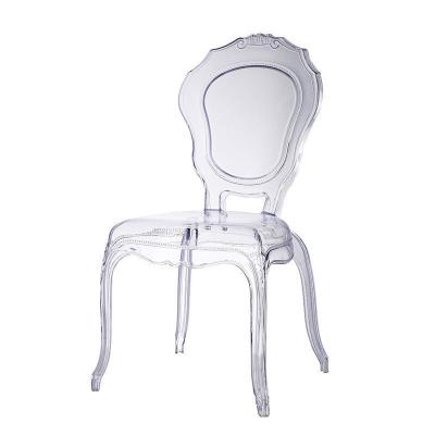China Clear Plastic Acrylic Chiavari Chair for Weddings Banquets for sale