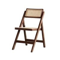 China Solid Wood Rattan Dining Chair for Restaurant and Home for sale