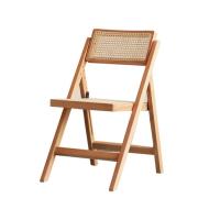 China Solid Wood Rattan Dining Chair for Restaurant and Home for sale