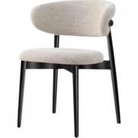 China Modern Velvet Dining Chair with Metal Legs for sale