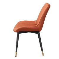 China Modern PU Leather Dining Chair with Metal Frame Custom Colors for sale