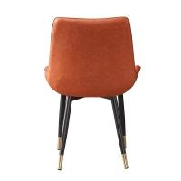 China Modern PU Leather Dining Chair with Metal Frame for Hotel Home for sale