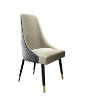 China Modern PU Leather Dining Chair with Wooden Legs for sale