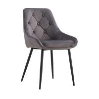 China Fabric Velvet Dining Chair Metal Legs 560x560x840mm for sale