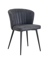 China Modern Fabric Velvet Dining Chair with Metal Legs for sale