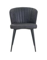 China Modern Fabric Velvet Dining Chair with Metal Legs for sale
