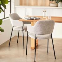 China Custom Color Velvet Dining Chair with Metal Legs 54x55x82cm for sale