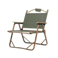 China Outdoor Camping Chair Foldable Metal Oxford Fabric 136kg Capacity for sale
