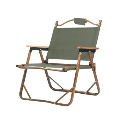 China Outdoor Camping Chair Foldable Metal Oxford Fabric 136kg Capacity for sale