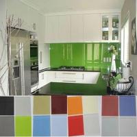 China Custom Colored Lacquered Glass Kitchen Splashback 2mm-19mm Thickness 3300x13000mm Maximum Size for sale
